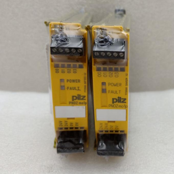 Yellow Safety Relays Module Pilz773400 for Teamtechnik Stringer